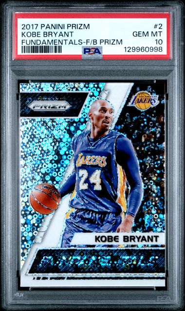 2017 PANINI PRIZM FUNDAMENTALS #2 KOBE BRYANT FUNDAMENTALS-F/B PRIZM P ...